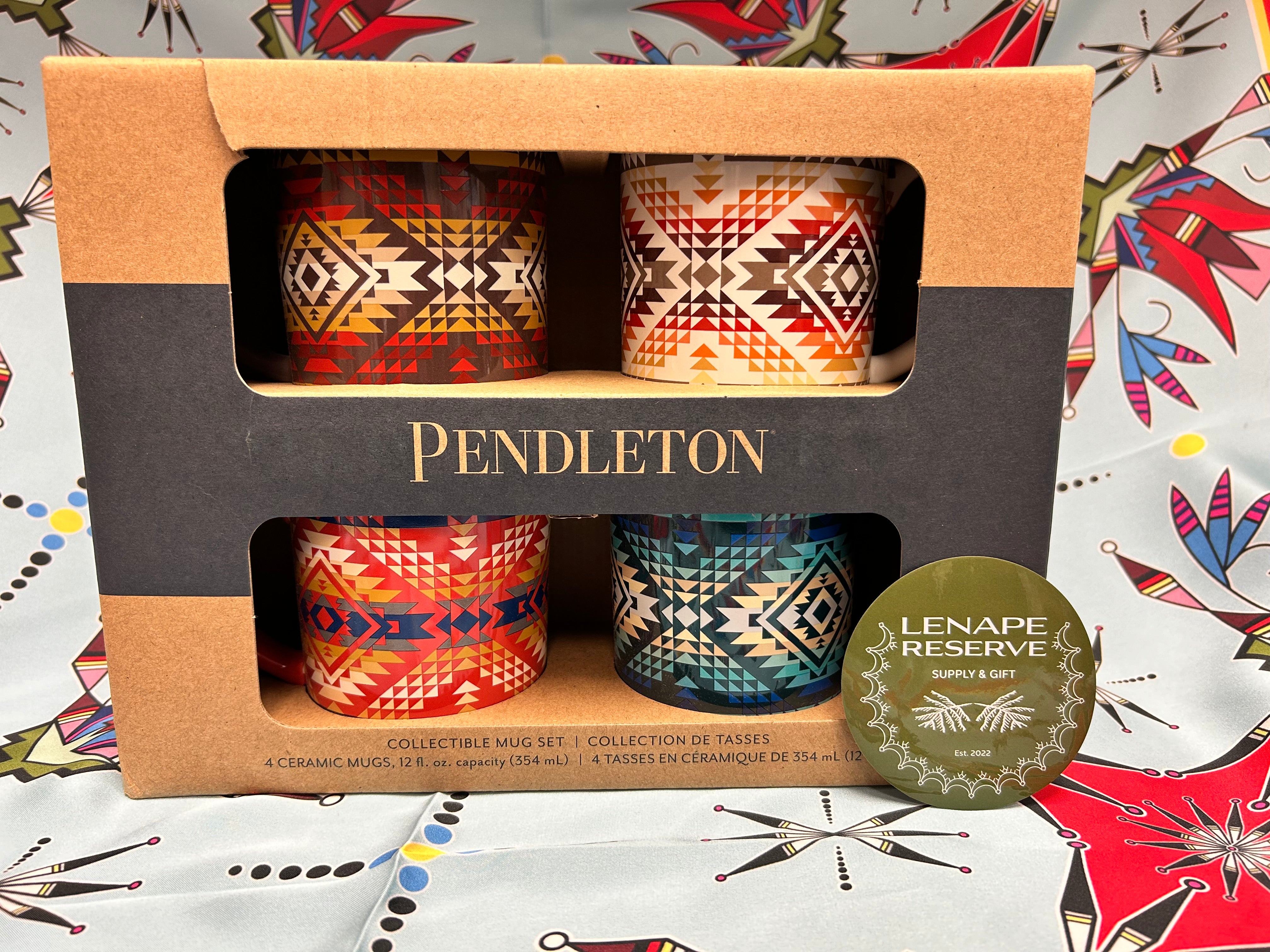 Pendleton Mug 4pc Set Smith Rock – Lenape Reserve