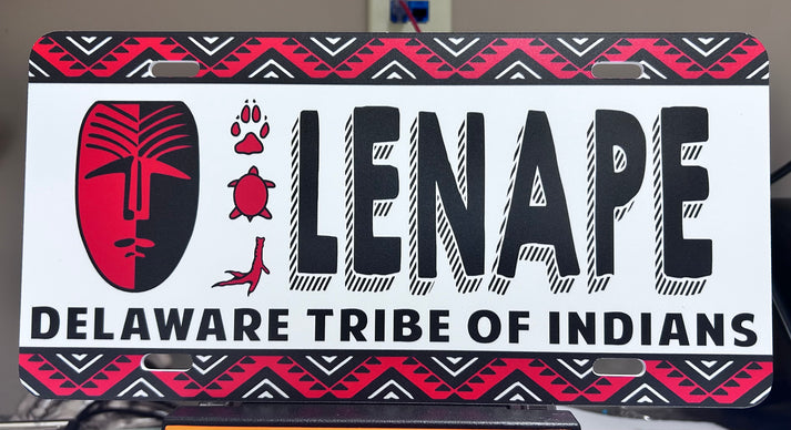 Delaware Tribe License Plates – Lenape Reserve